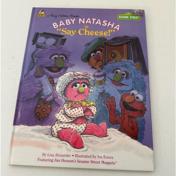 Other | 1994 Sesame Street Golden Book Baby Natasha In Say Cheese By ...
